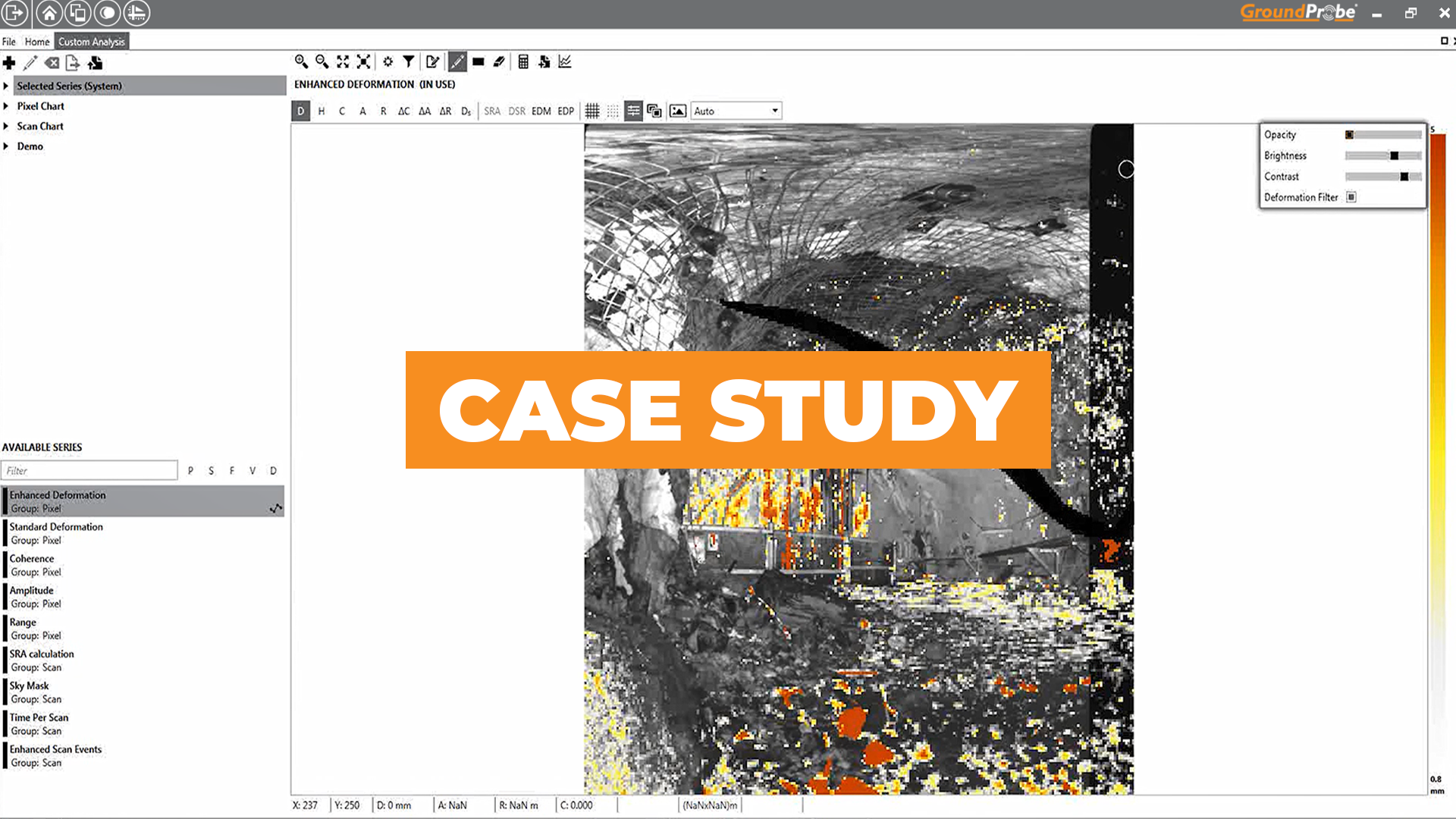 GML-Underground: Soporte de Terreno Específico Caso de Estudio - GroundProbe